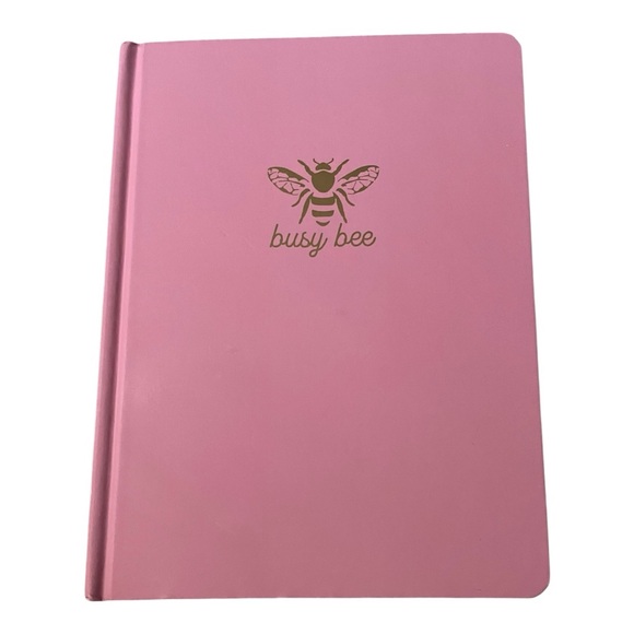 James Burke | Office | Pink Busy Bee Notebook Nwot | Poshmark